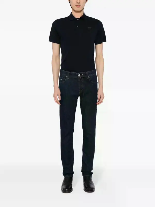 TRAMAROSSA Leonardo Slim-cut Cotton Jeans - Blue