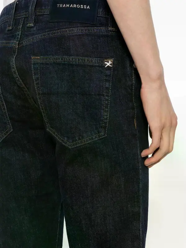 TRAMAROSSA Leonardo Slim-cut Cotton Jeans - Blue