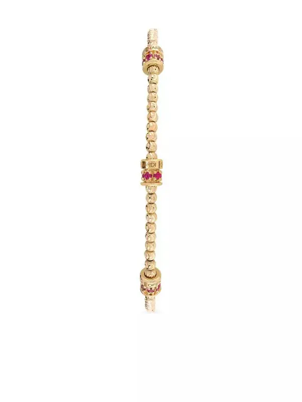 OFFICINA BERNARDI 18kt Yellow Ruby And Diamond Bracelet - Gold