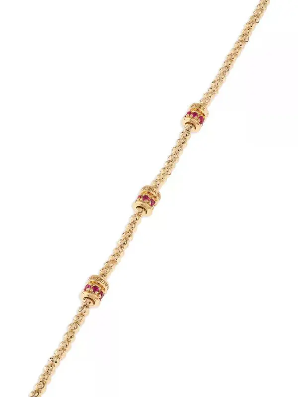 OFFICINA BERNARDI 18kt Yellow Ruby And Diamond Bracelet - Gold