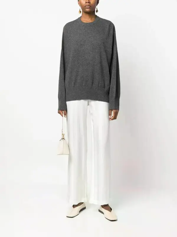Loulou De Saison Anaa Cashmere Crew-neck Jumper - Grey