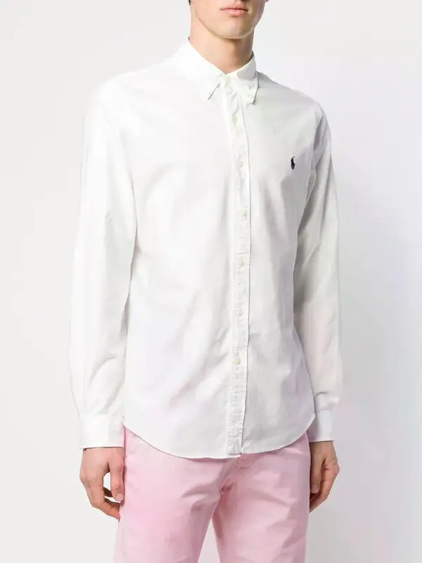 Polo Ralph Lauren Embroidered Logo Shirt - White