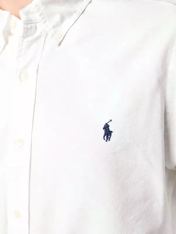 Polo Ralph Lauren Embroidered Logo Shirt - White