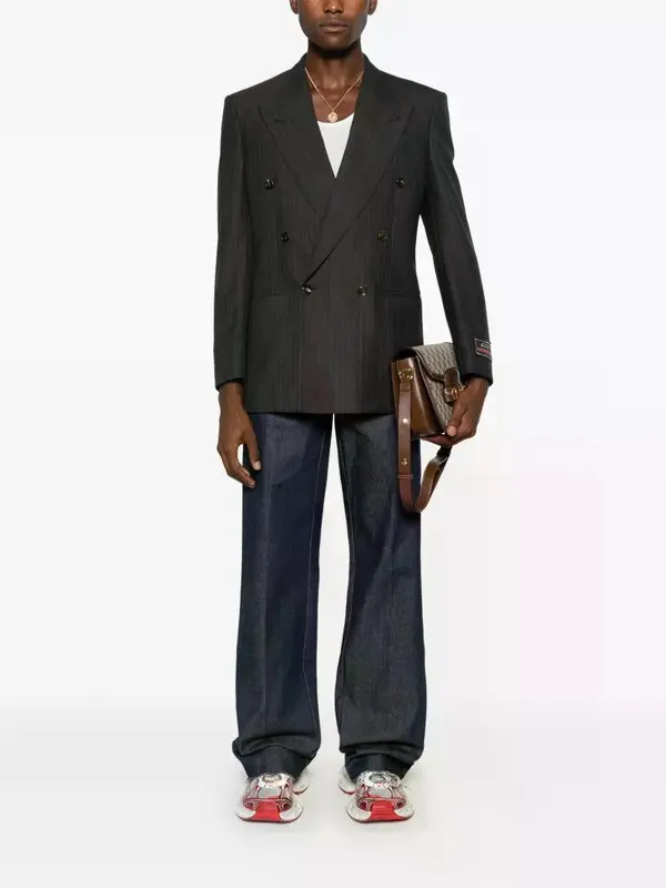 Gucci Logo-patch Straight-leg Jeans