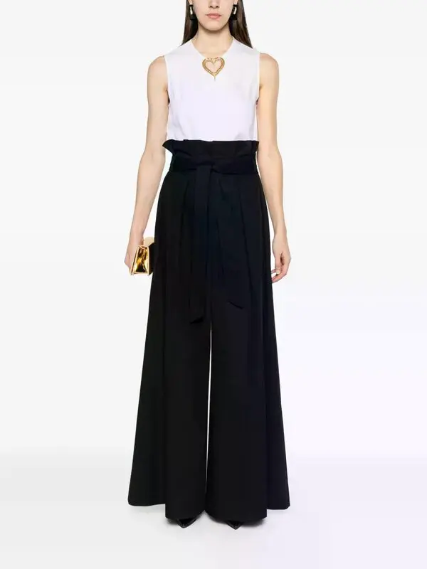 Moschino Heart Cut-out Sleeveless Blouse