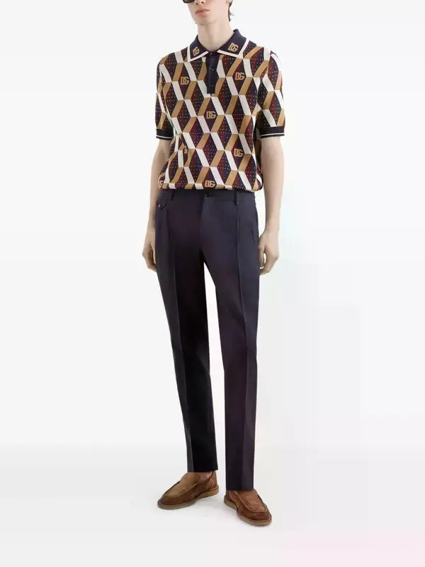 Dolce & Gabbana Silk-blend Trousers