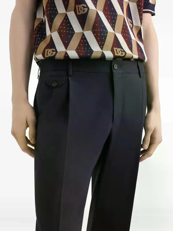 Dolce & Gabbana Silk-blend Trousers