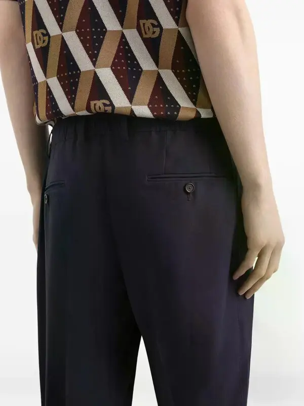 Dolce & Gabbana Silk-blend Trousers