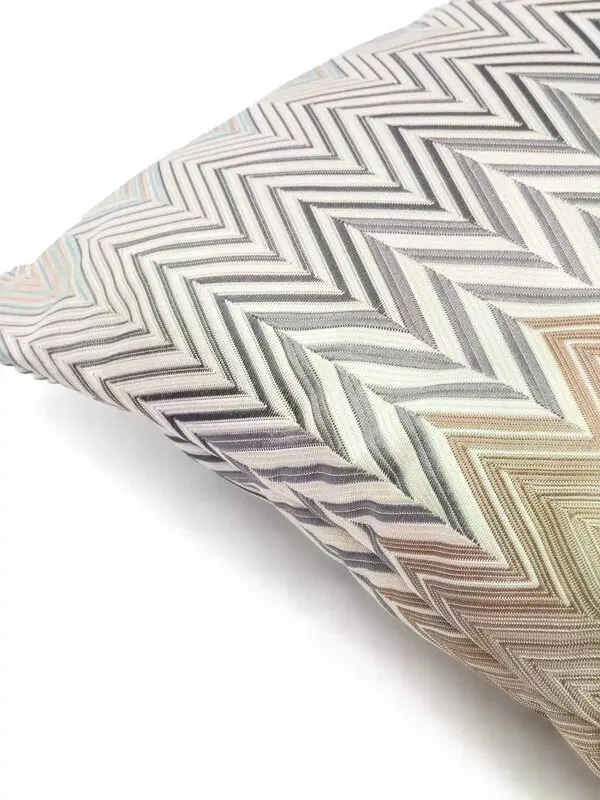 Missoni Zigzag-pattern Feather Down Cushion - Neutrals