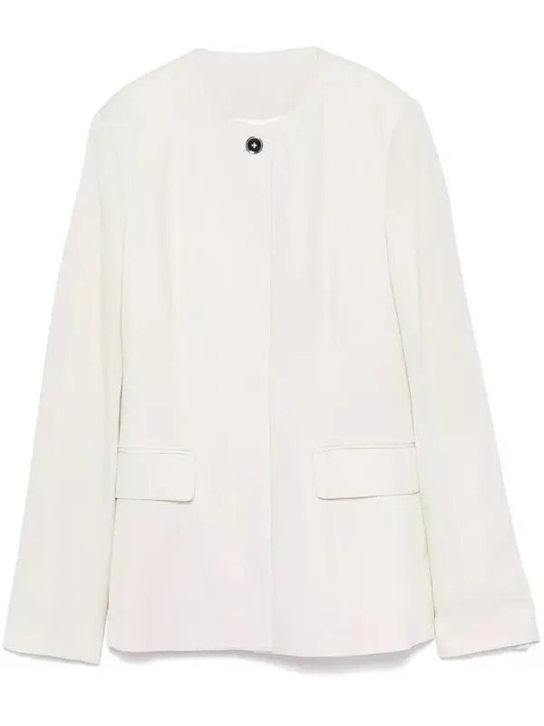TOTEME Collarless Cinched Jacket