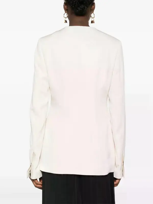 TOTEME Collarless Cinched Jacket