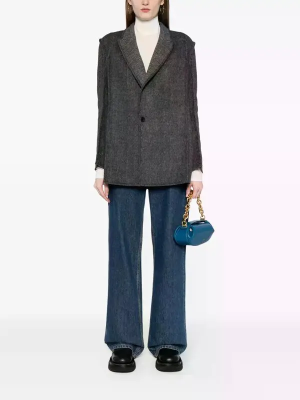 JNBY Textured Wool-blend Blazer