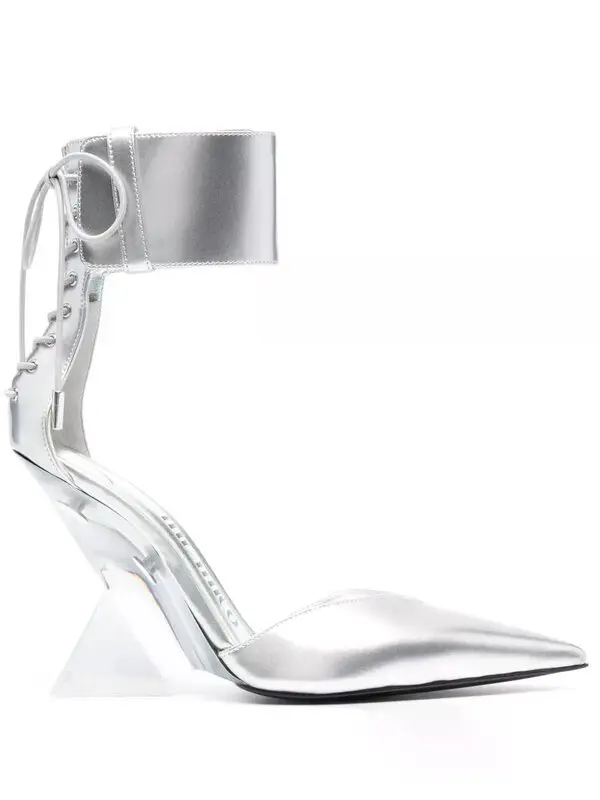 Attico Morgan 105mm Wedge Pumps