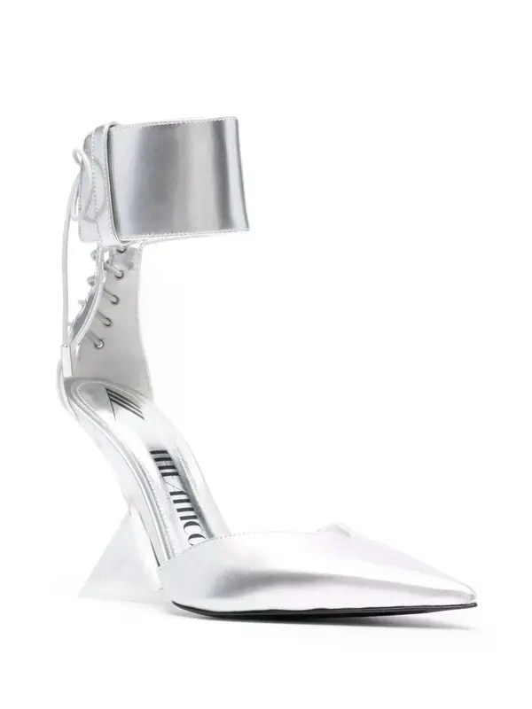 Attico Morgan 105mm Wedge Pumps