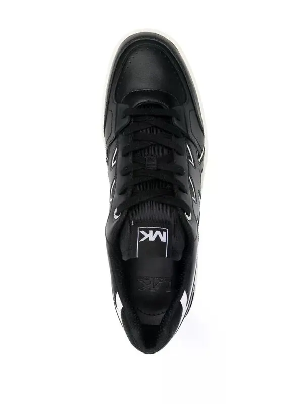 Michael Kors Rebel Leather Sneakers - Black