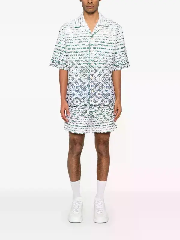 Casablanca Monogram-gradient Towelling Shirt