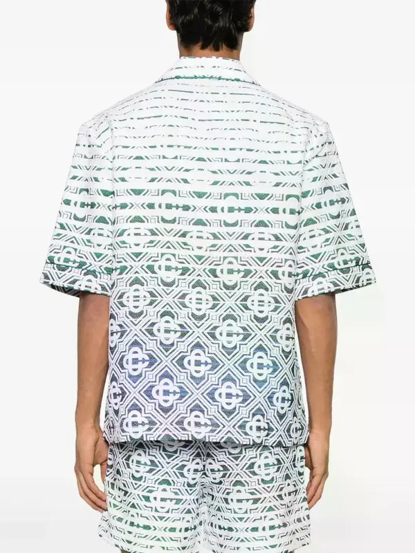Casablanca Monogram-gradient Towelling Shirt