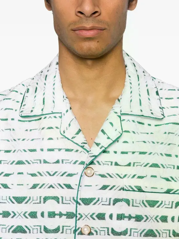 Casablanca Monogram-gradient Towelling Shirt
