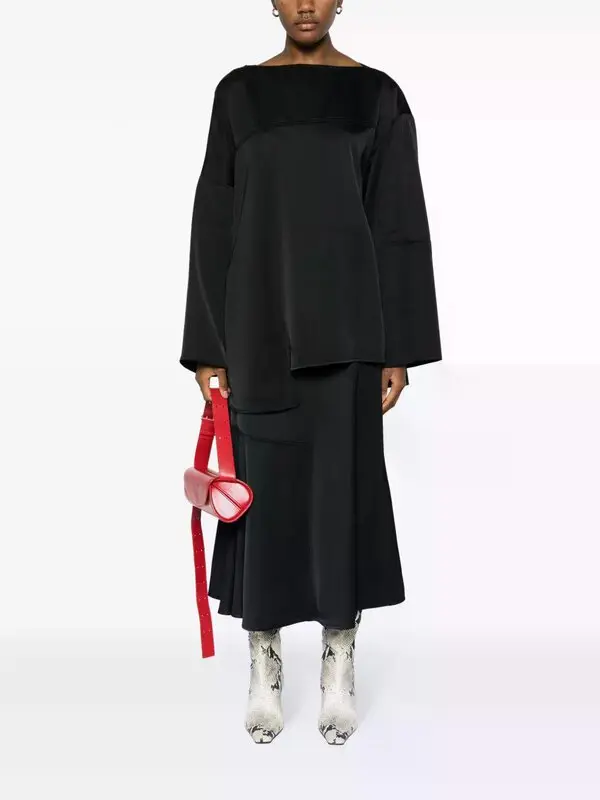 JIL SANDER Long-sleeve Panelled Shirt