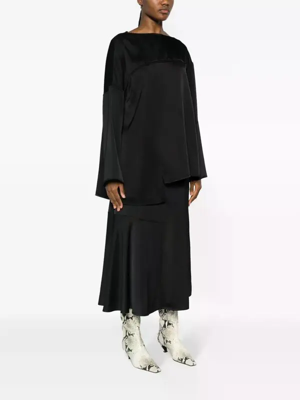 JIL SANDER Long-sleeve Panelled Shirt