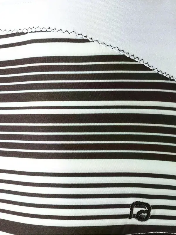 AMIR SLAMA Striped Swim Trunks