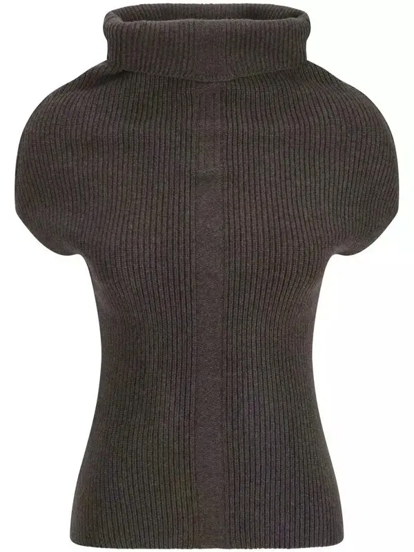 Rick Owens Sl Crater Knitted Top