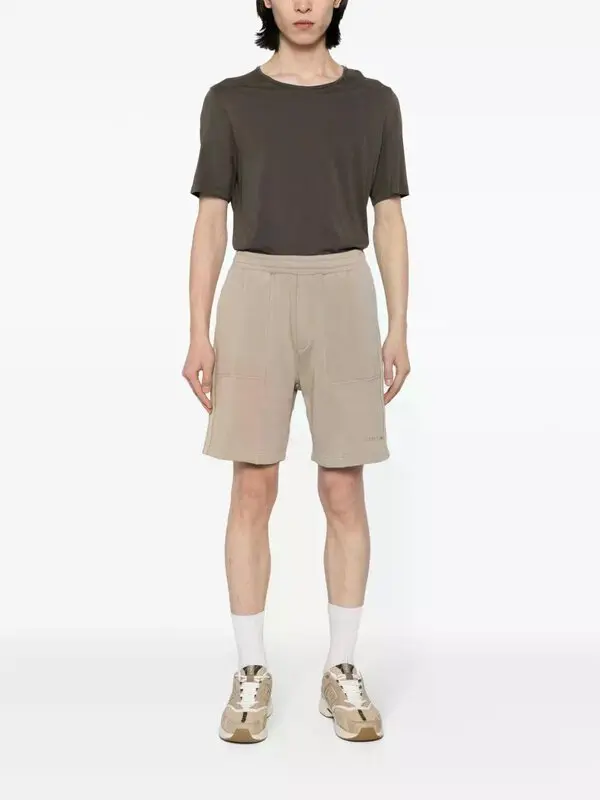 Helmut Lang Logo-embroidered Tape Track Shorts