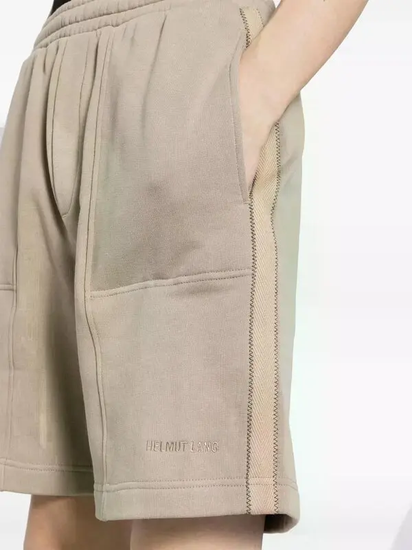 Helmut Lang Logo-embroidered Tape Track Shorts