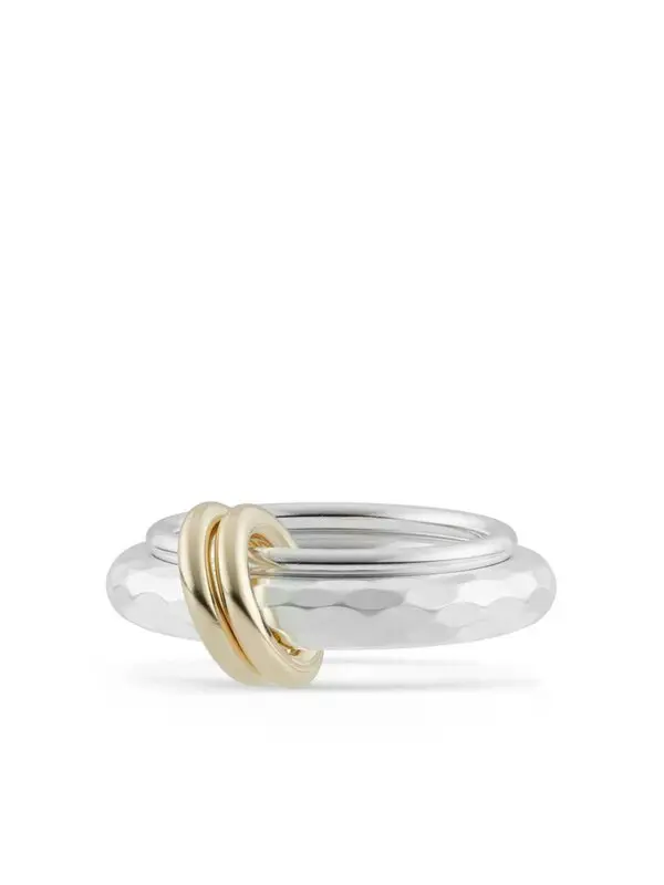 SPINELLI KILCOLLIN 18kt Yellow Gold Agon Ring - Silver