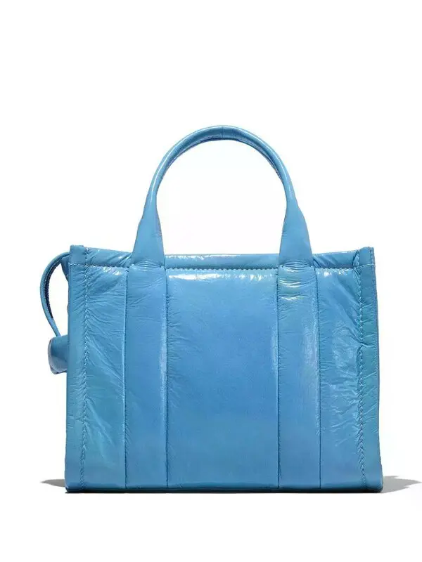 Marc Jacobs Crinkled Lambskin Tote Bag - Blue