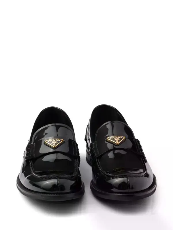 Prada Brushed Leather Loafers
