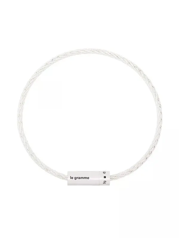 Le Gramme Le 9g Brushed Cable Bracelet - Silver