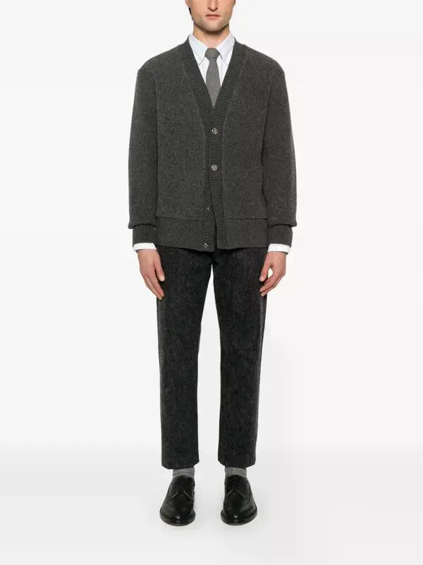 Thom Browne V-neck Wool Cardigan