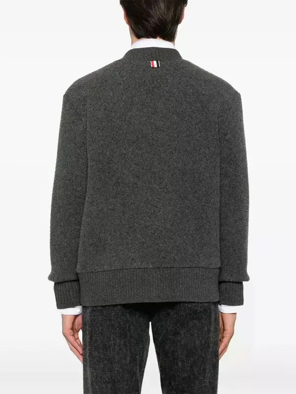 Thom Browne V-neck Wool Cardigan
