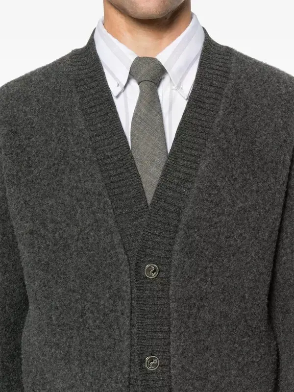 Thom Browne V-neck Wool Cardigan