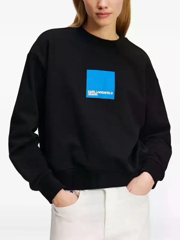 Karl Lagerfeld Box Logo Crewneck Sweatshirt
