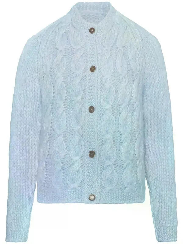 MAISON MARGIELA Mohair Blend Button-up Cardigan