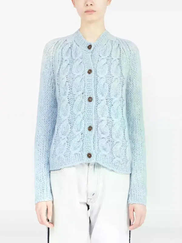 MAISON MARGIELA Mohair Blend Button-up Cardigan