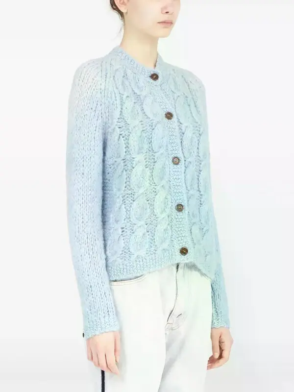 MAISON MARGIELA Mohair Blend Button-up Cardigan