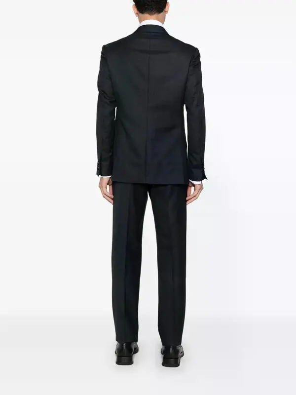 LARDINI Virgin Wool Suit - Blue