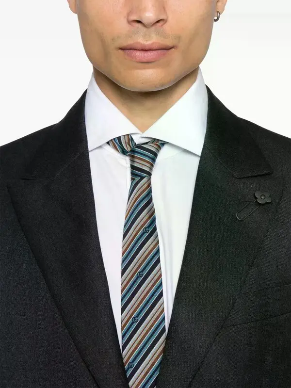 LARDINI Virgin Wool Suit - Blue