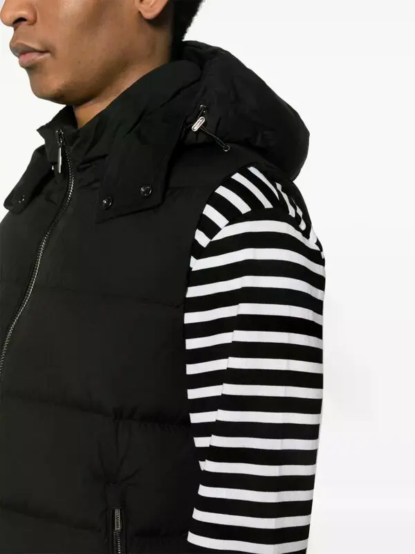 MOORER Fire-skt Padded Gilet - Black