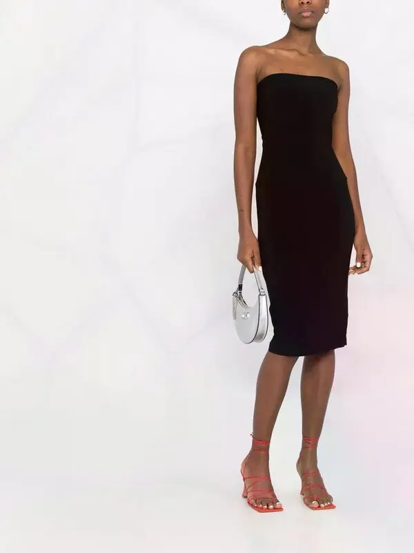 Norma Kamali Mid-length Strapless Dress