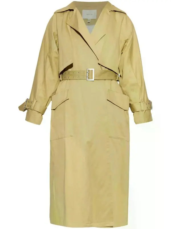 GESTUZ Belted Trench Coat