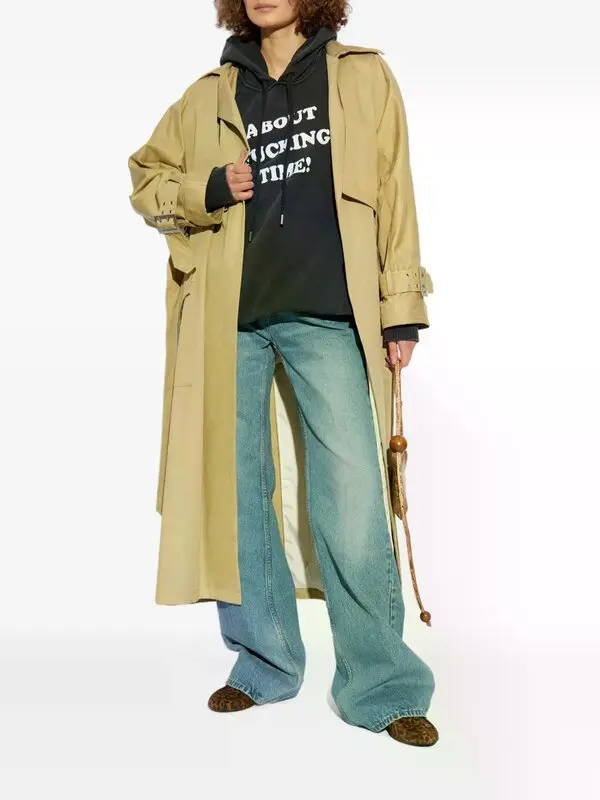 GESTUZ Belted Trench Coat