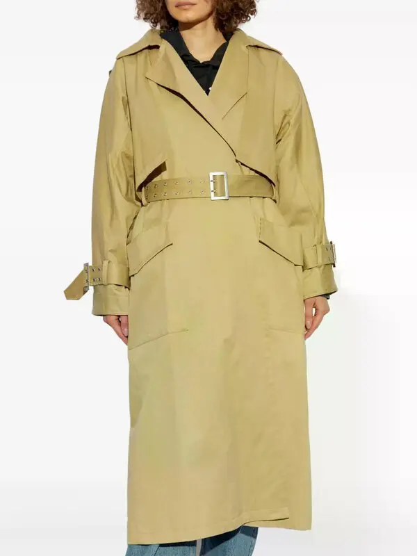 GESTUZ Belted Trench Coat
