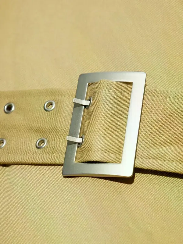GESTUZ Belted Trench Coat