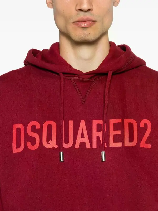 Dsquared2 Logo-print Cool Fit Hoodie - Red
