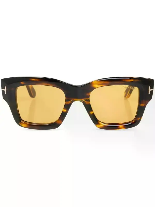 TOM FORD Square-frame Sunglasses - Brown