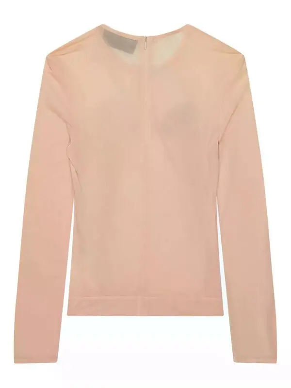 Simone Rocha Floral-embellished Long-sleeve Top